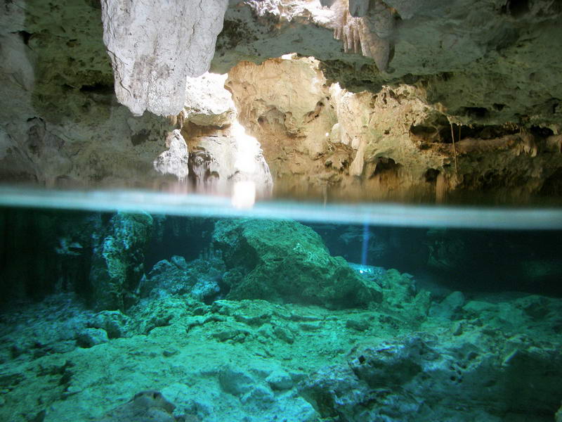 Aktun-chen park cenotes canopy and caves on Tulum area - Riviera Maya ...